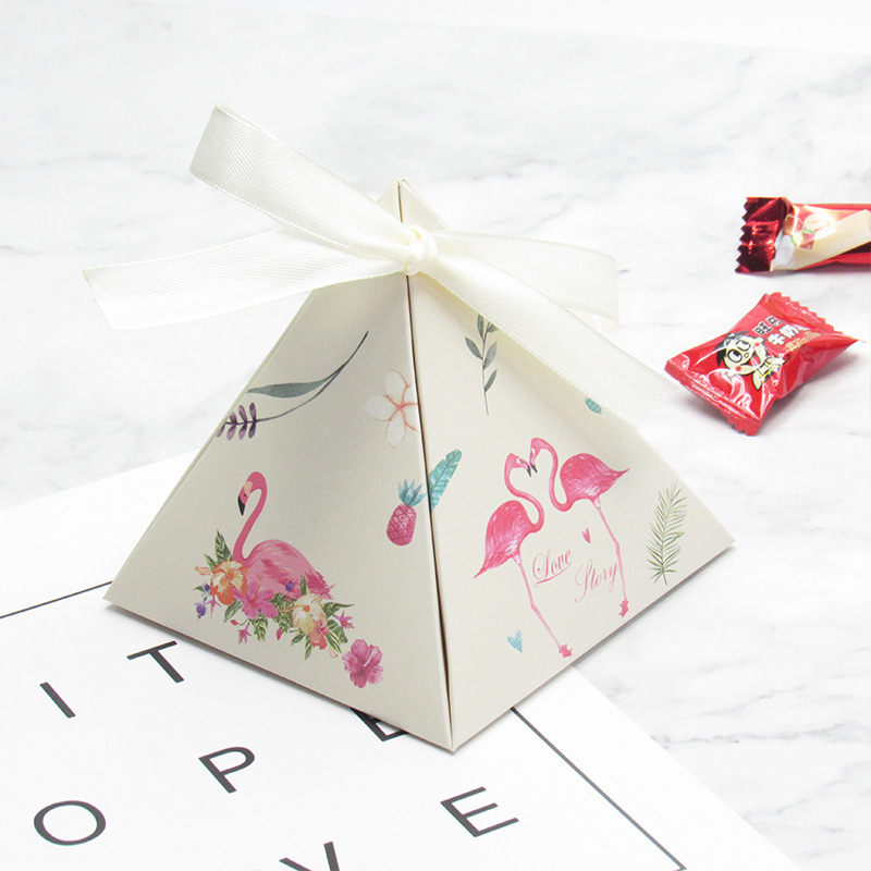 Blue triangle candy box | Custom Cardboard Boxes