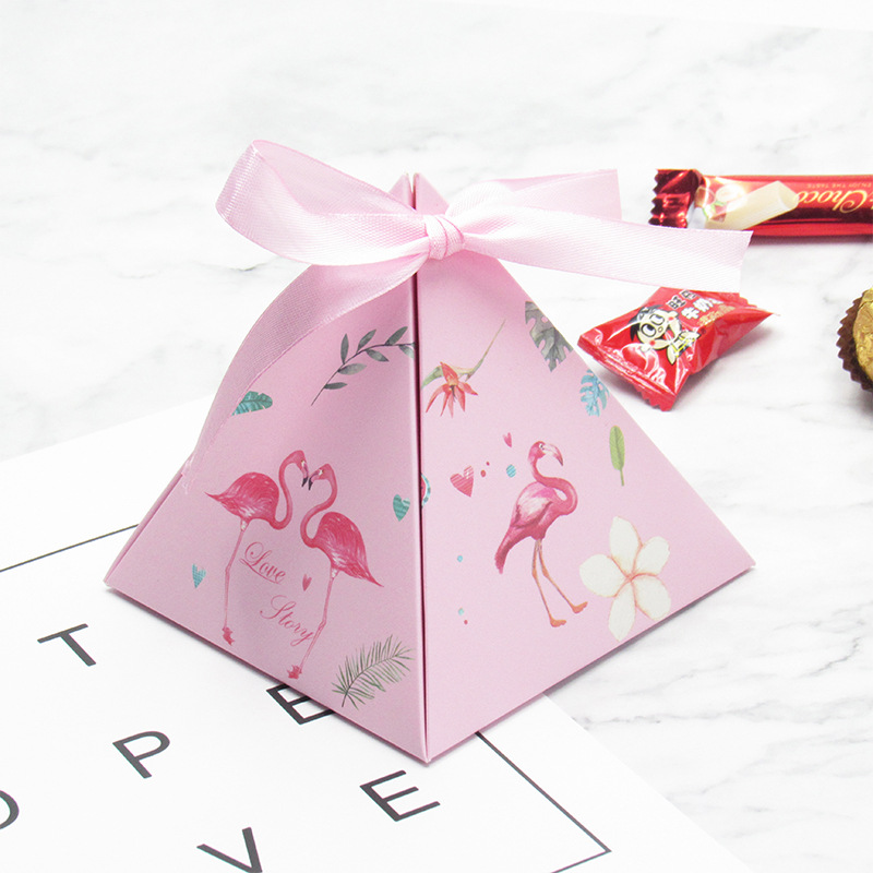 Blue triangle candy box | Custom Cardboard Boxes