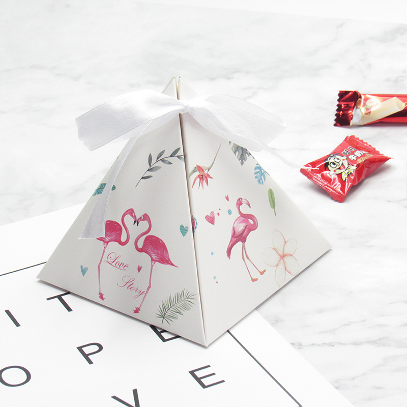 Blue triangle candy box | Custom Cardboard Boxes