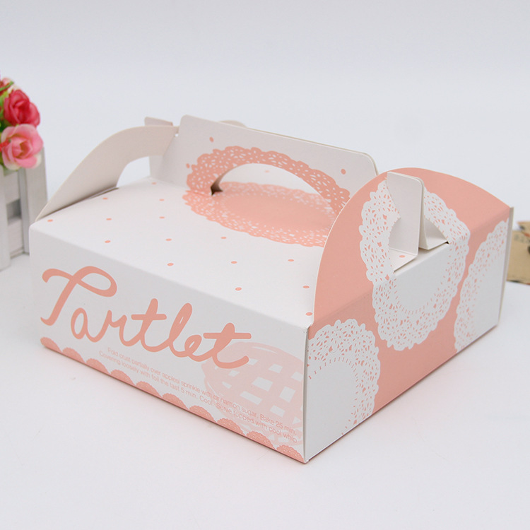 Pink Printed Pizza Box