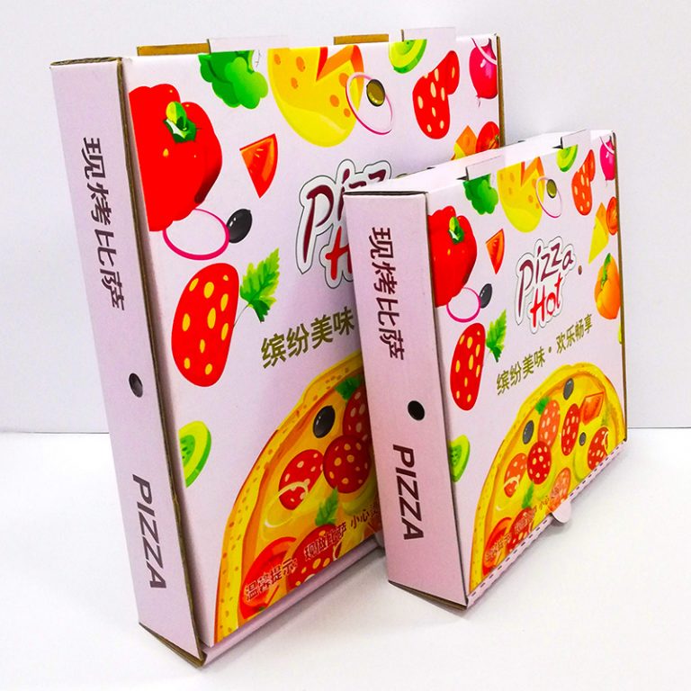 Pink cartoon pizza box | Custom Cardboard Boxes