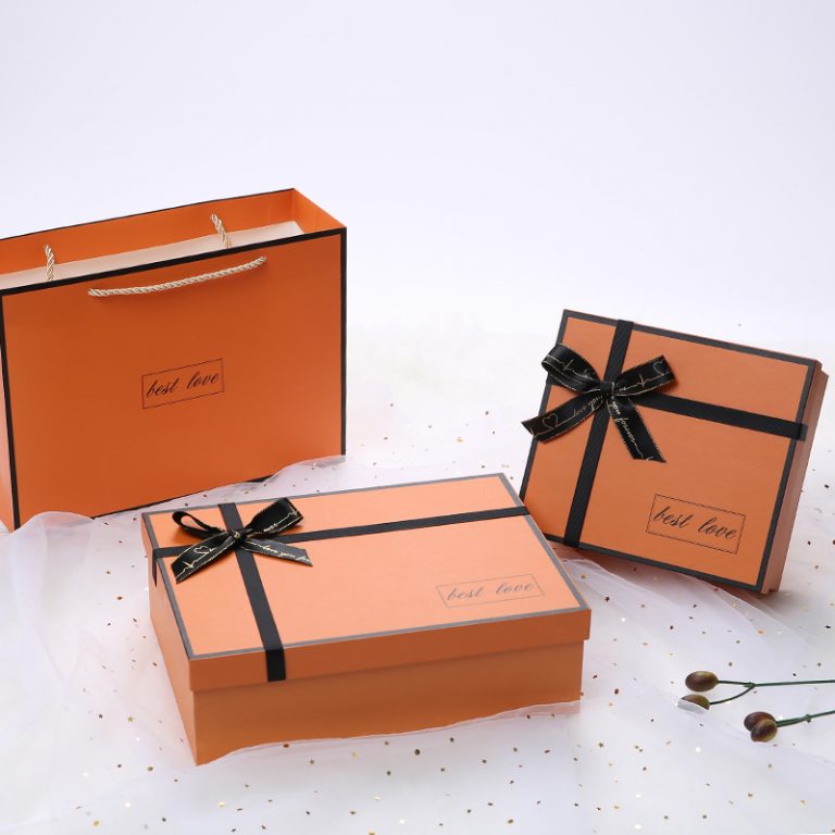 Premium Orange Gift Boxes