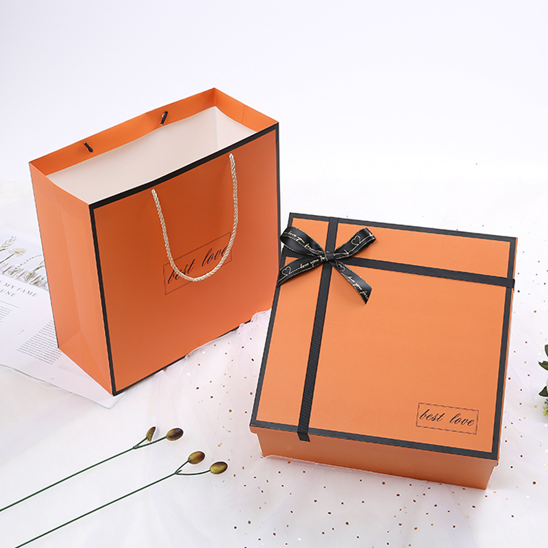 Premium Orange Gift Boxes | Custom Cardboard Boxes