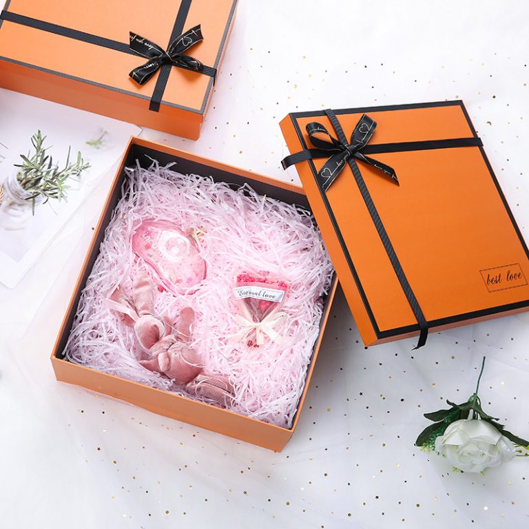 Premium Orange Gift Boxes | Custom Cardboard Boxes