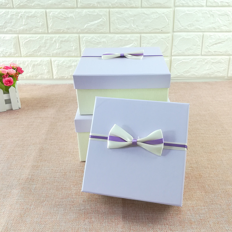 Purple square gift box for sale | Custom Cardboard Boxes