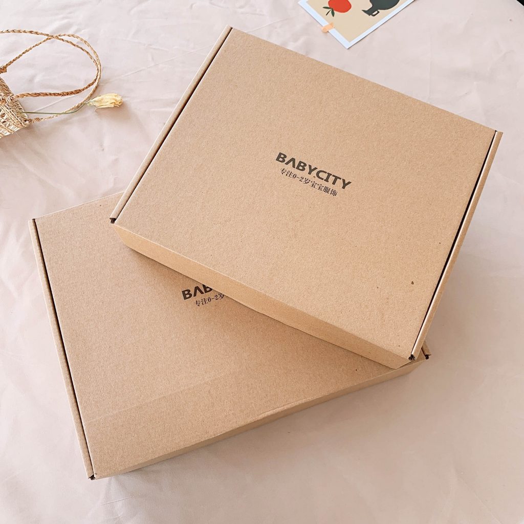 Solid color screen printing mailer box | Custom Cardboard Boxes