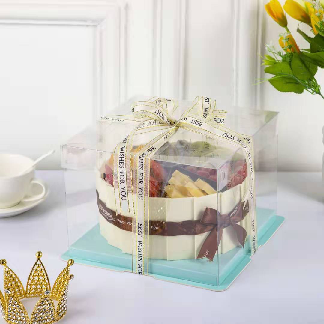 Custom Transparent Color Cake Box | Custom Cardboard Boxes