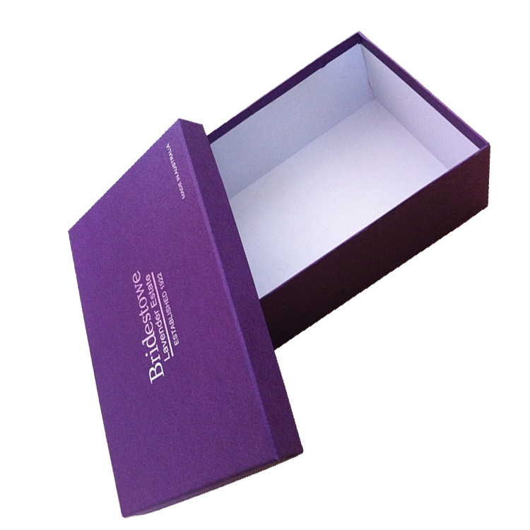 Custom high-grade purple shoes box | Custom Cardboard Boxes