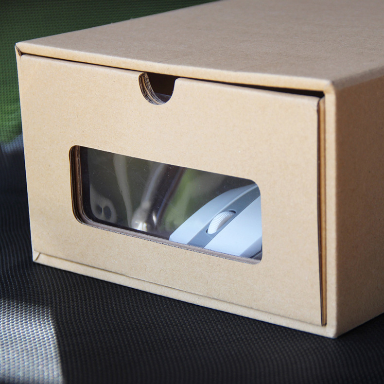 Window Kraft Shoe Box Custom | Custom Cardboard Boxes